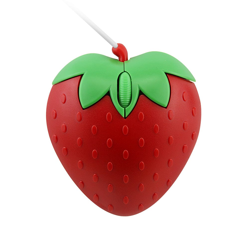 Fun Wired Strawberry Computer Mouse – MouseShopUK